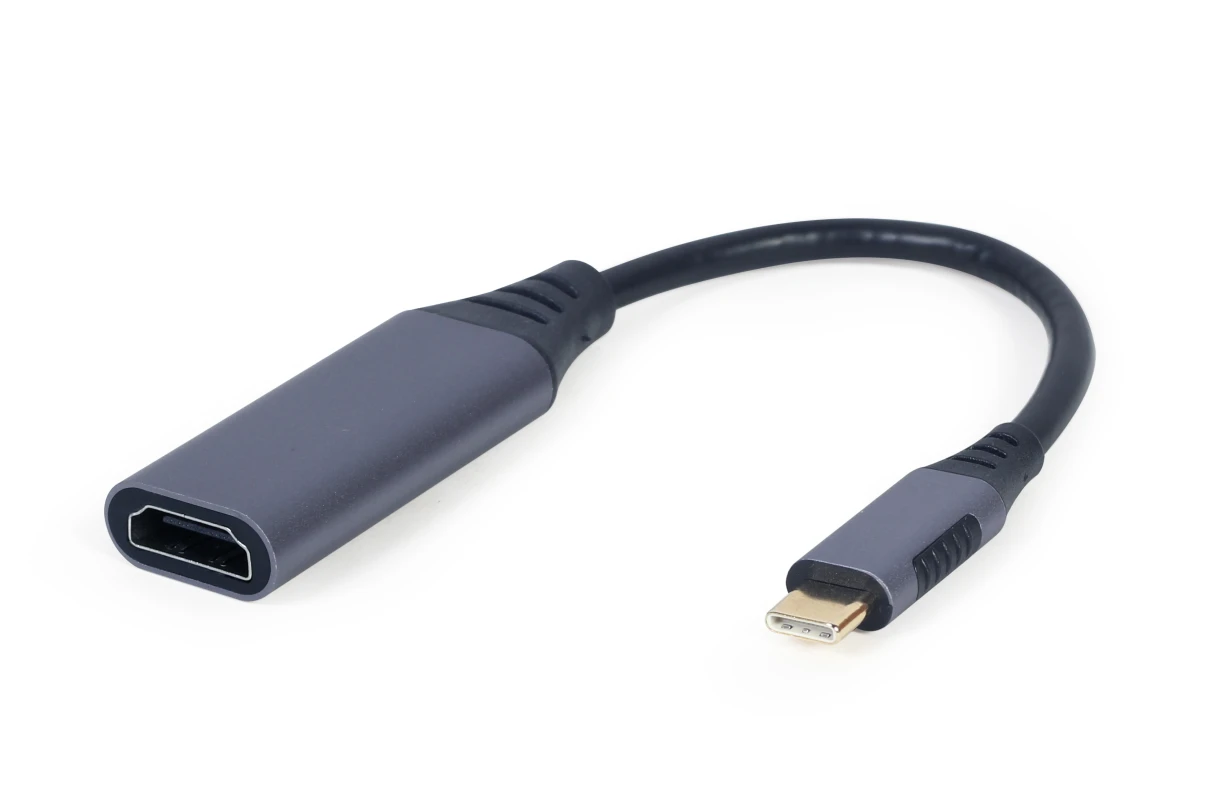 Gembird (A-USB3C-HDMI-01) adapter Tip-C (muški) na HDMI (ženski) sivi