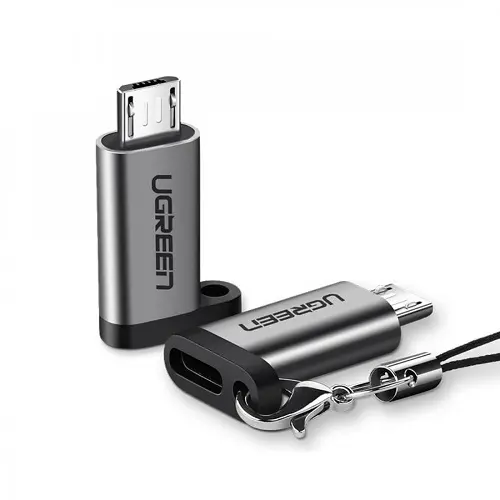 UGREEN Adapter Tip C F na USB mikro US282 srebrni