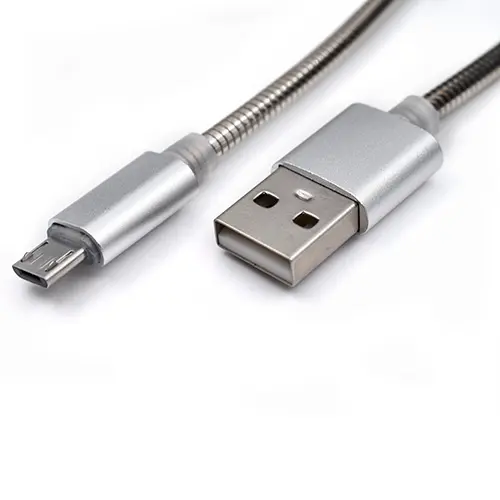 KETTZ USB kabl metalni Mikro 1m MAB-K010 srebrni