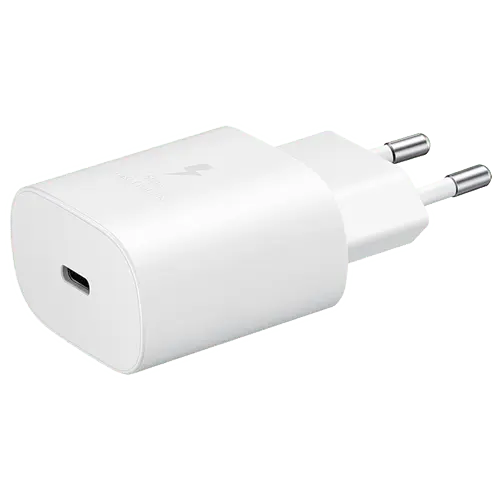 SAMSUNG Adapter za mobilni telefon TA800 fast 25W beli