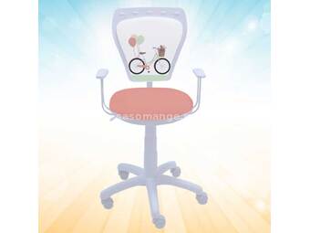 Dečija radna stolica Ministyle White Baloni