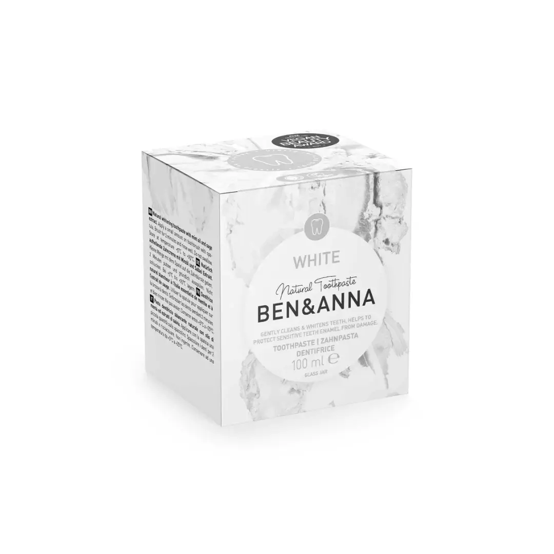 BEN&ANNA Prirodna pasta za zube 100ml bela