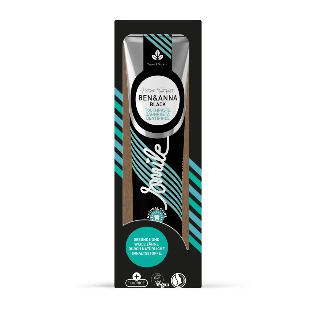 BEN&ANNA Prirodna pasta za zube 75ml crna