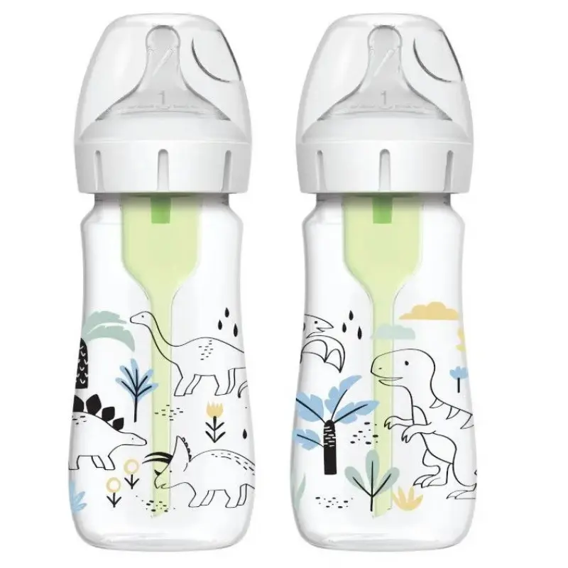 DR BROWN'S Plastične flašice sa dizajnom dinosaurusa OPTIONS+ 270ml 2/1