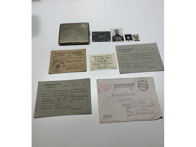 WW2 Kolekcija srpskog oficira iz nemačkog logora
