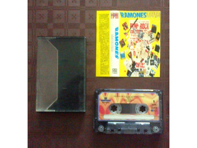 THE RAMONES - Ramonesmania (cass) licenca