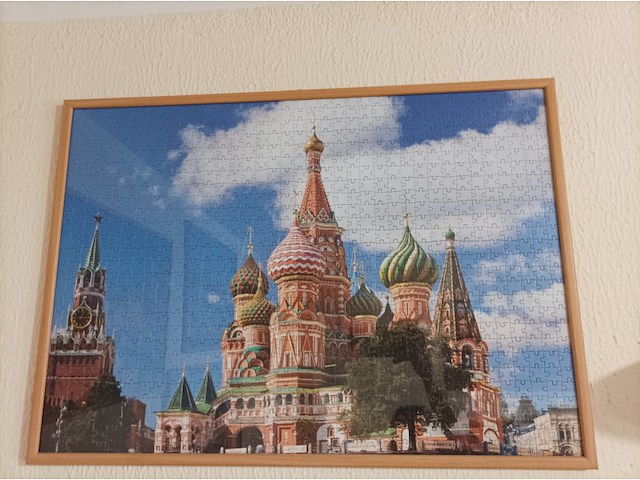 Puzzle slozena 1000 delova Crveni trg Moskva