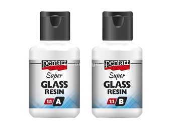 Čista smola Super Glass Pentart 1:1 - 2 x 40 ml