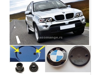 BMW ALU znak haube E53 originalni reljefni