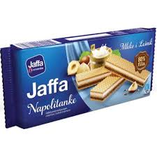 * Napolitanke Jaffa mleko i lešnik 187g