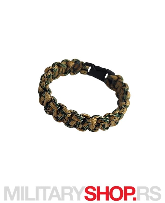 Cobra Survivor Paracord Narukvica Savana Camo