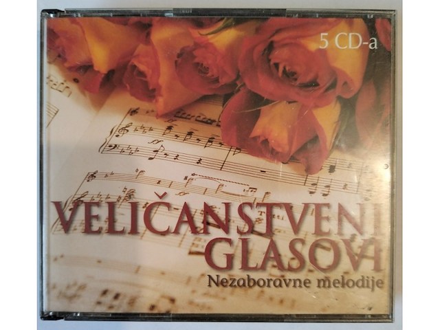 Veličanstveni Glasovi - Nezaboravne Melodije 5xCD