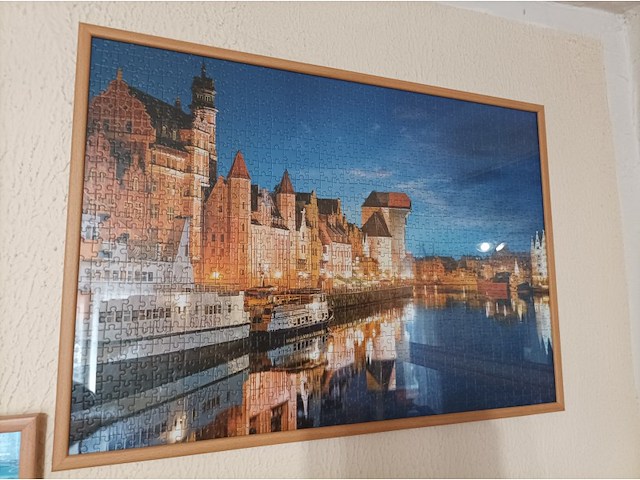 Puzzle slozena 1000 delova Gdanjsk