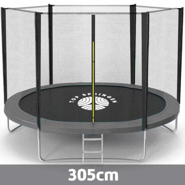 Top Springen Trambolina 305cm sa merdevinama Siva ( SPR305OSS )