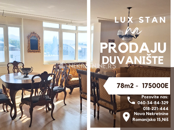 LUX STAN U DUVANIŠTU – NA PRODAJU – 78m2 – 175000E