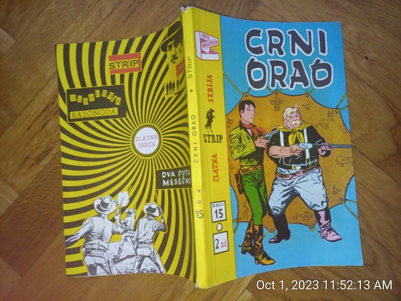 ZLATNA SERIJA BROJ 15, CRNI ORAO