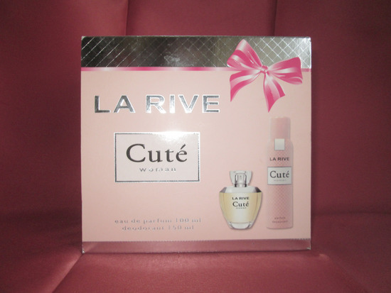 SET LA RIVE CUTE EDP + DEODORANT *NOVO*