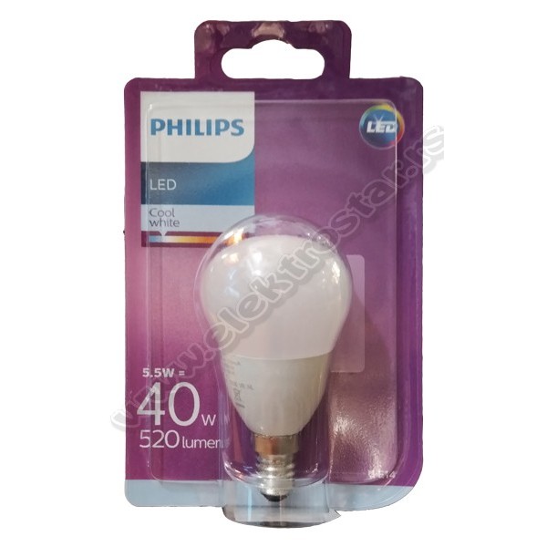 LED KUGLA 5,5W 4000K E14 P45 PHILIPS