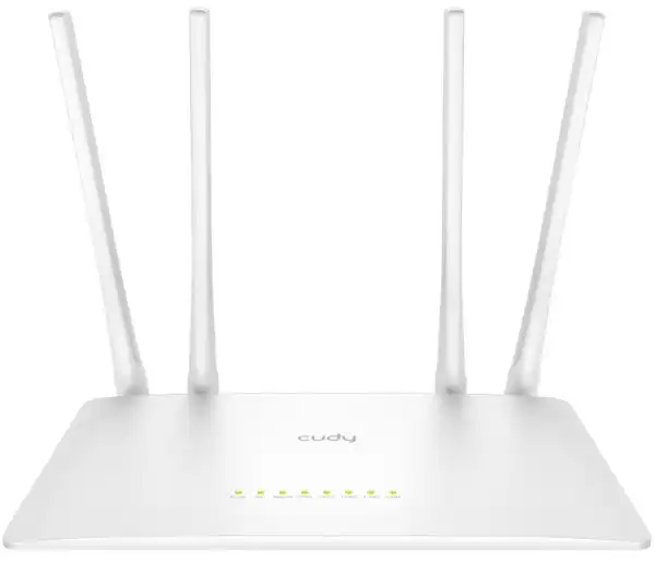 Cudy WR1200 AC1200 Dual Band 2.4+5Ghz Wi-Fi Ruter 1W/4LAN 10/100Mbps, 4x5dBi, GUEST/WPS/DDNS