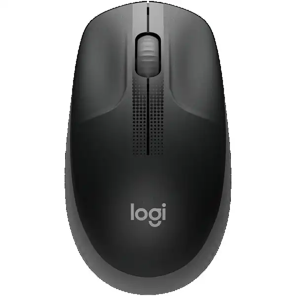 LOGITECH M190 Full-size wireless mouse - CHARCOAL - 2.4GHZ - EMEA - M190 ( 910-005905 )