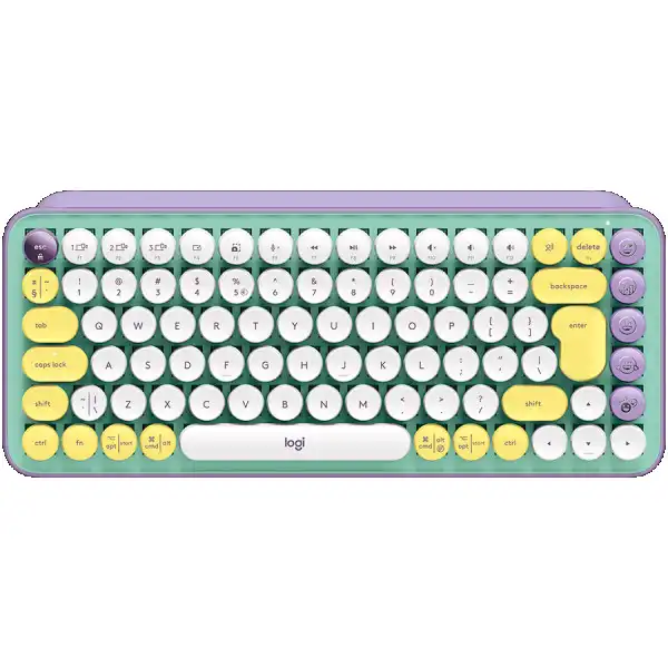 LOGITECH POP Keys Wireless Mechanical Keyboard With Emoji Keys - DAYDREAM_MINT - US INTL - BT - INTNL - BOLT ( 920-010736 )