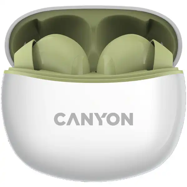 Canyon TWS-5 Bluetooth headset, with microphone, BT V5.3 JL 6983D4, Frequence Response:20Hz-20kHz, battery EarBud 40mAh*2+Charging Case 500