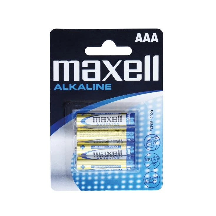 MAXELL Baterija alkalne AAA — 1.5 V
