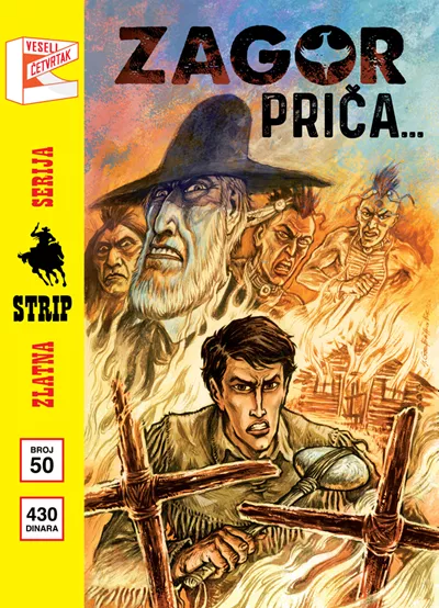 Veseli Četvrtak Zlatna serija 50 (korica D) - Zagor, Zagor priča...