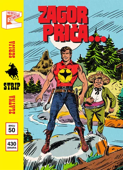 Veseli Četvrtak Zlatna serija 50 (korica E) - Zagor, Zagor priča...