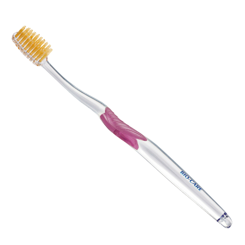 BIOCARE - Anti microbal Toothbrush with GOLD - Medium Soft