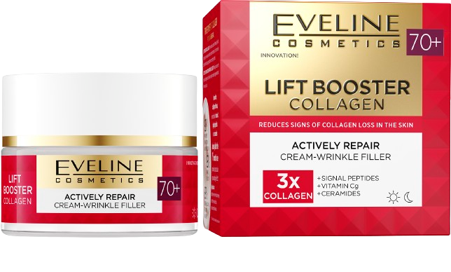 EVELINE - LIFT BOOSTER COLLAGEN - ACTIVELY REPAIR 70+ 50ml