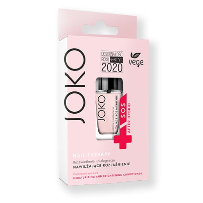 LAK ZA REGENERACIJU BEŽIVOTNIH I IZBELJIVANJE POŽUTELIH NOKTIJU MOISTURIZING LIGHTENING JOKO 100% VEGAN 11ML