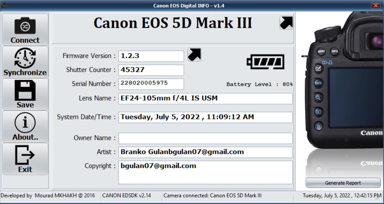 Canon EOS 5D Mark III (Body)