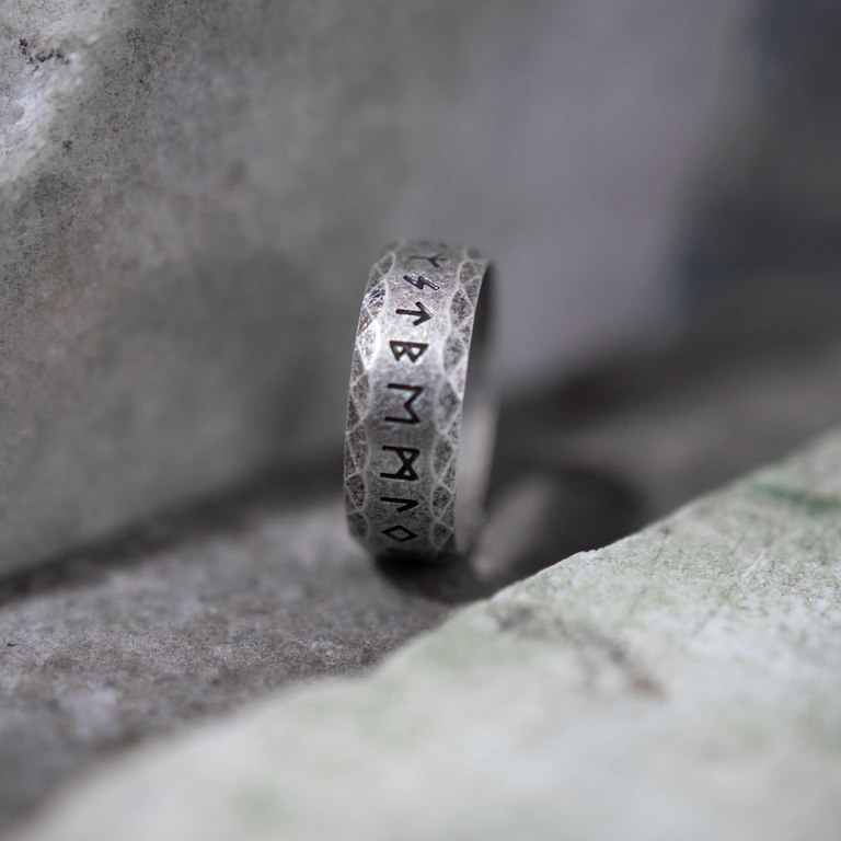Vikinški srebrni prsten od Nerđajućeg čelika