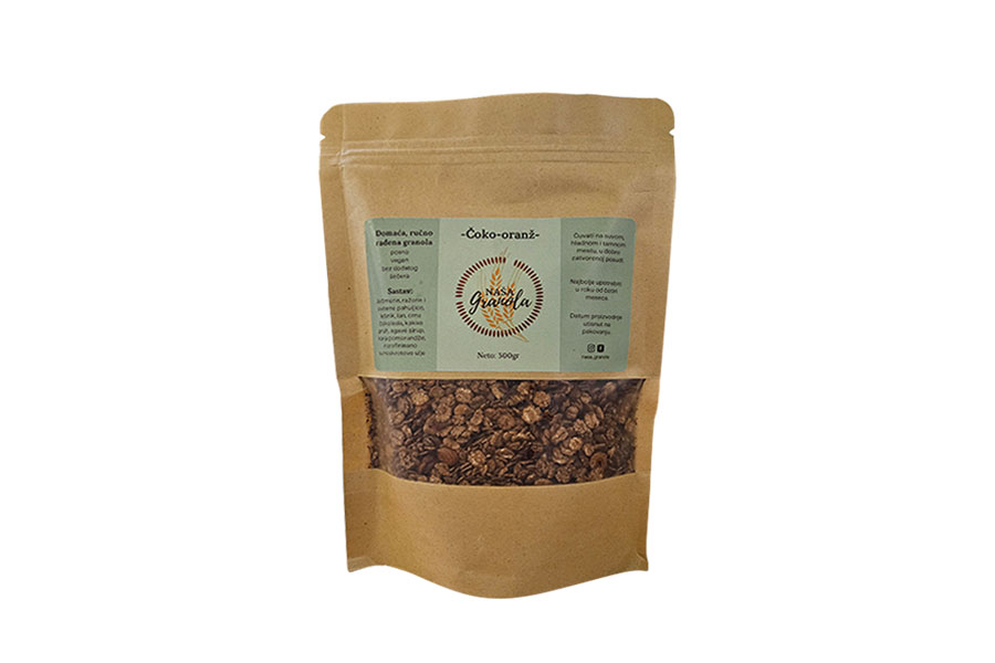 Čoko-oranž granola 300g