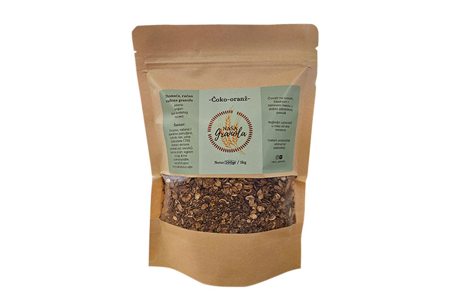 Čoko-oranž granola 500g