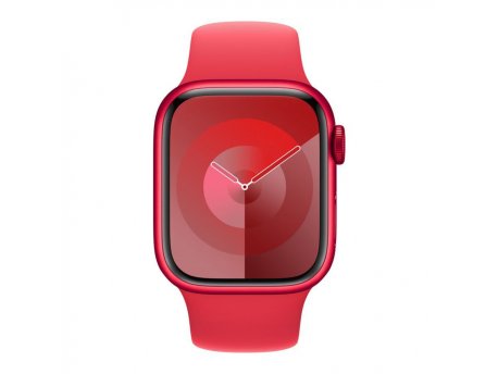 APPLE WATCH S9 GPS 41MM RED ALU CASE W RED SPORT BAND - S/M (MRXG3SE/A)