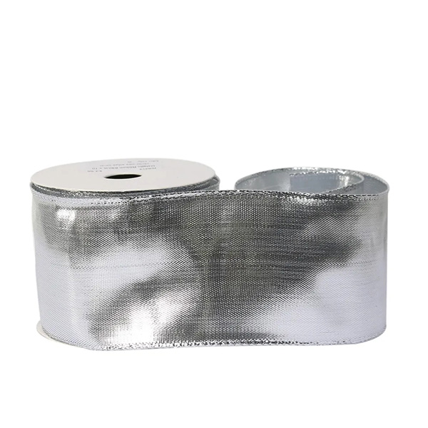 RI6313
Metallic Ribbon 63Mm Silver Edge