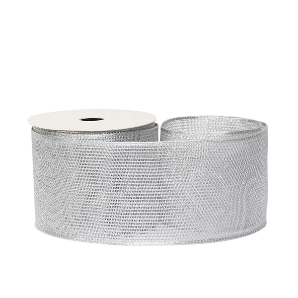 RI6317
Mesh Ribbon 63Mm Silver Edge