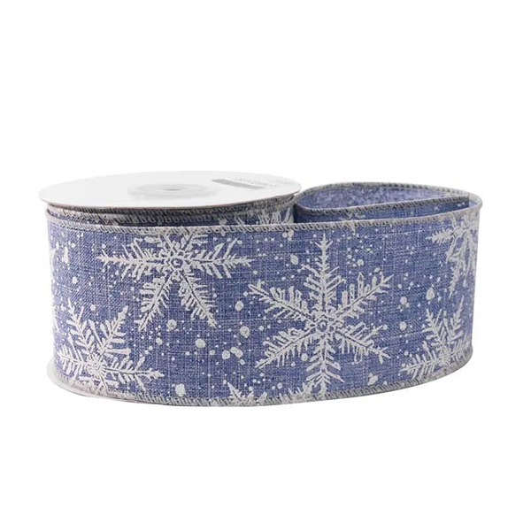 RI6628
Blue White Snowflakes Ribbon