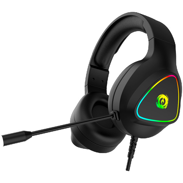 CANYON Shadder GH-6, RGB gaming headset with Microphone, Microphone frequency response: 20HZ~20KHZ, ABS+ PU leather, USB*1*3.5MM jack plug