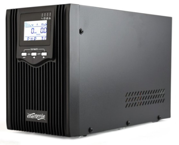 EG-UPS-PS1000-01 Gembird UPS sa stabilizatorom 1000VA (800W) pure sine wave, LCD, USB, black