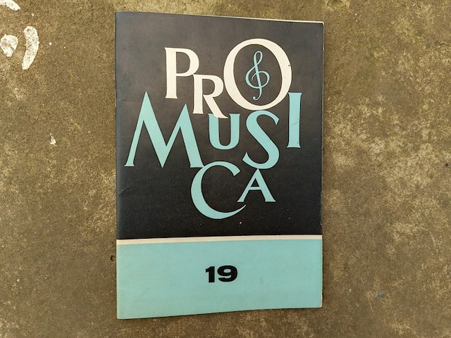 PRO MUSICA 19/1966.