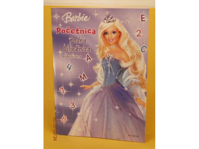 Barbie početnica Radna bilježnica s naljepnicama