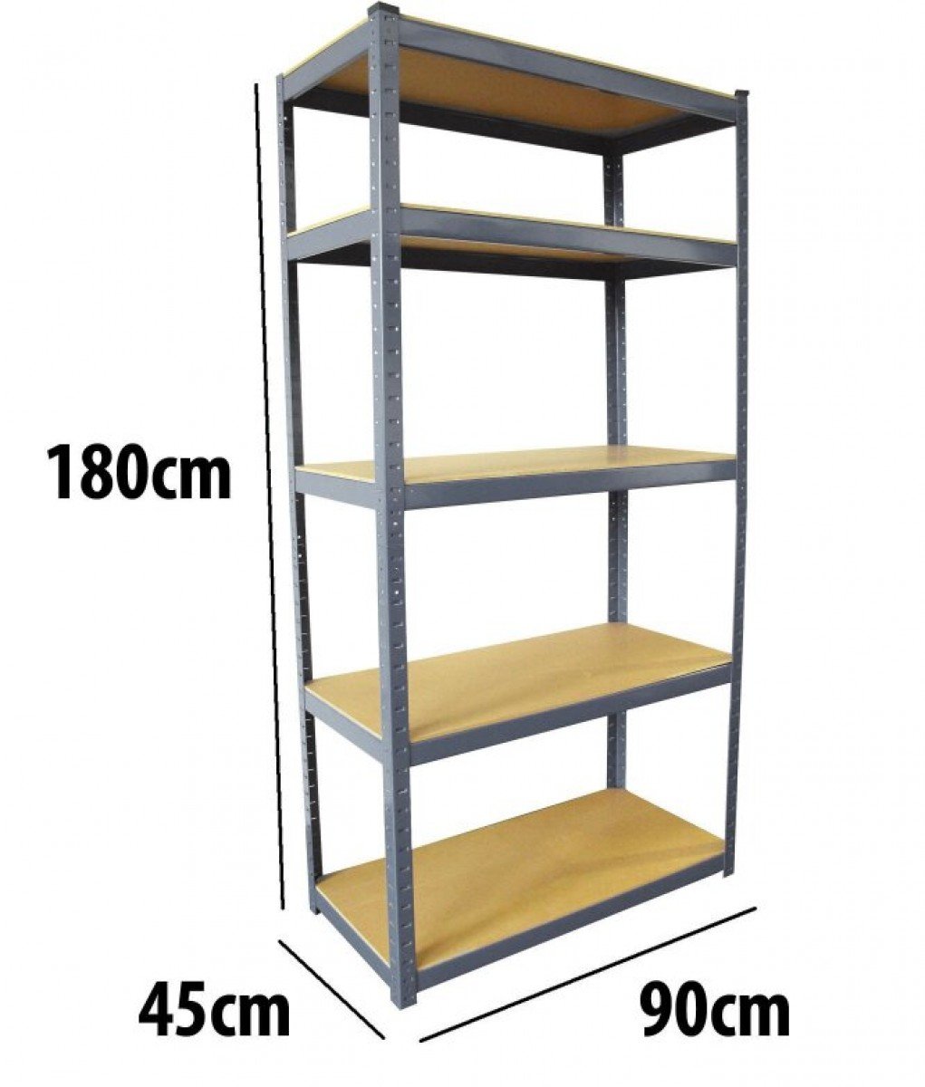 Metalna Montažna Polica 875kg 180x90x45cm-8mm