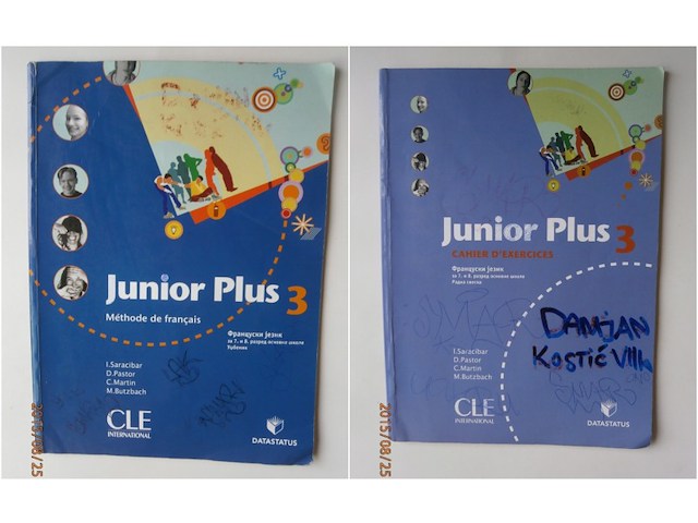 Junior Plus 3 Udžbenik i Radna sveska za 7 i 8 razred