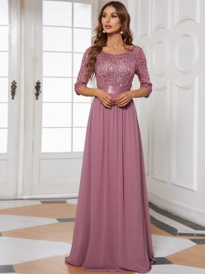 Elegantna haljina sa rukavima 685od