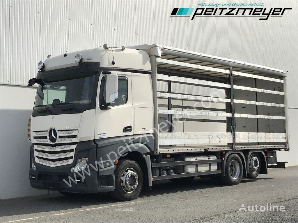 Mercedes-Benz Actros 2545 LL Pritsche, Klima, Standklima, PPC, EU 6 MP 4 - Ed kamion s ceradom