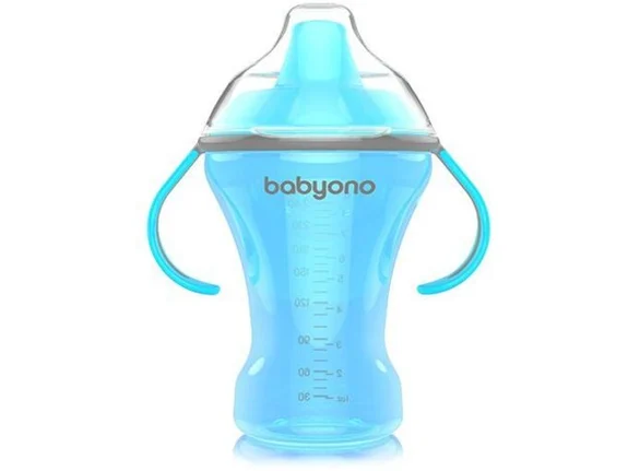 BabyOno Šolja no-spill sa mekim piskom 260 ML