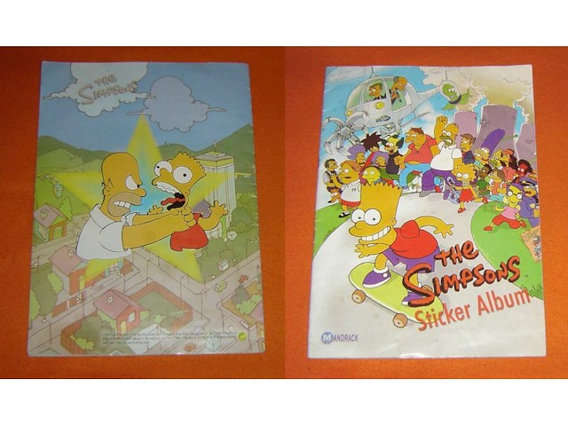 THE SIMPSONS - Sticker Album (55% popunjen)